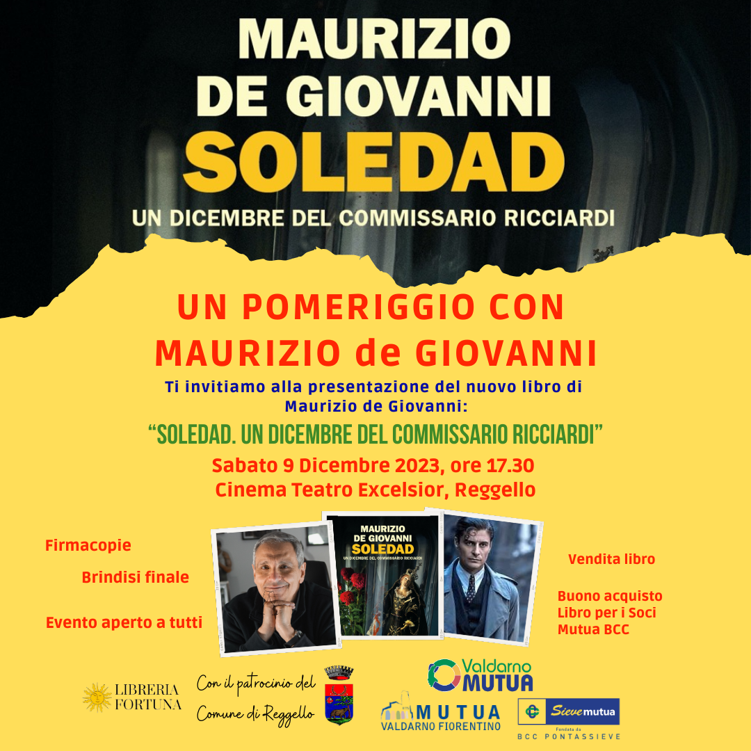 DA NON PERDERE: UN POMERIGGIO CON IL COMMISSARIO RICCIARDI